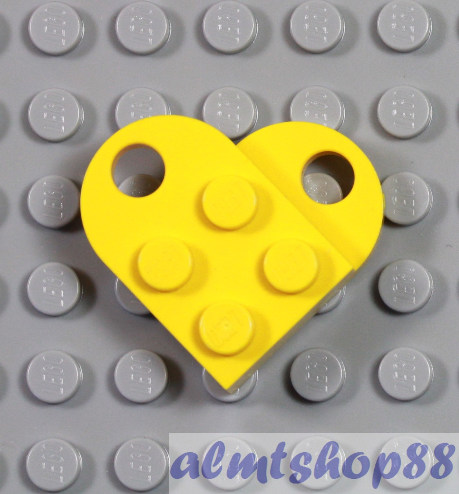 LEGO - Heart Charm - PICK YOUR COLORS 3x2 Plates w/ Hole Love Valentine ...