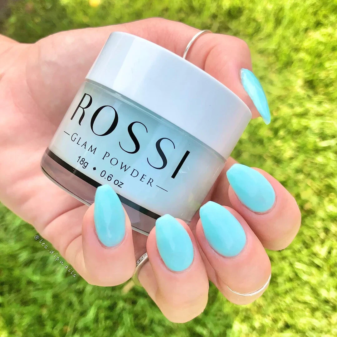 Rossi Glam Powder Manicure Dip multiple colours blue | eBay