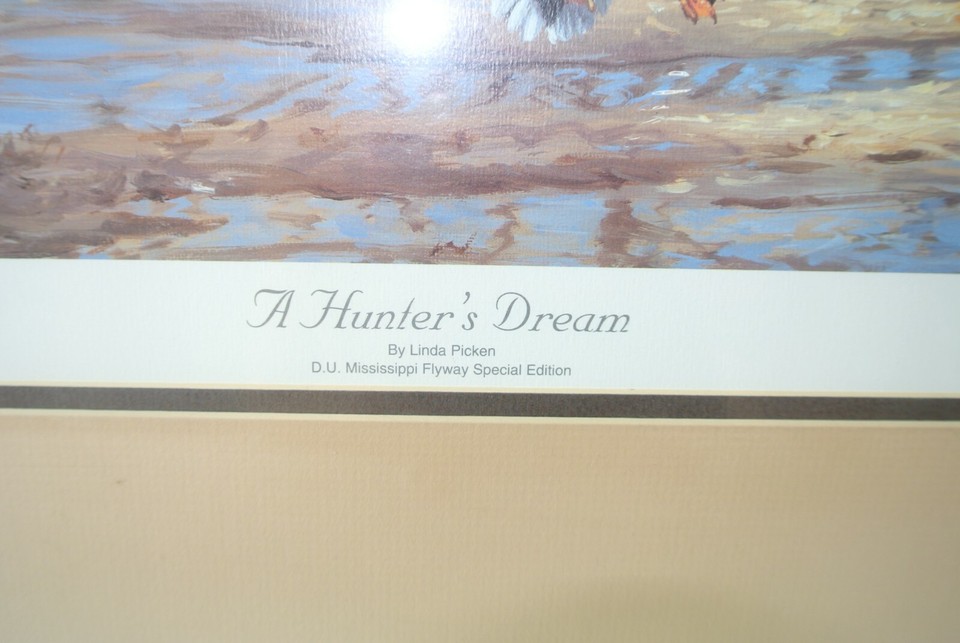 "A Hunter's Dream" Linda Picken Special Edition Duck Print 469/900 ...