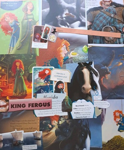 Small Disney Pixar Brave Merida Scrapbooking Ephemera Bundle Kit Pack ...