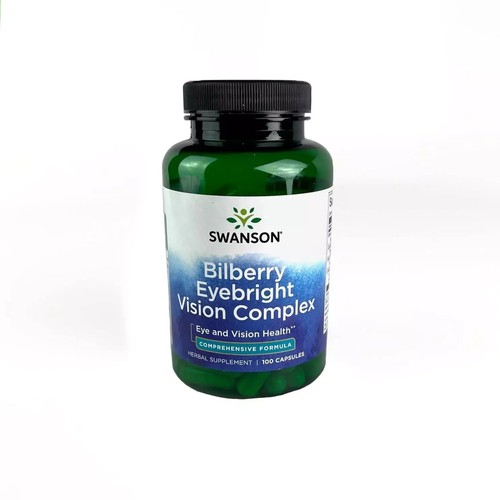 Swanson Bilberry Eyebright Vision Herbal Complex Capsules, 100 Count ...