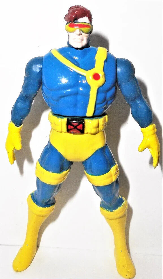 marvel universe toy biz 2002 CYCLOPS x-men DIE CAST METAL Poseable ...