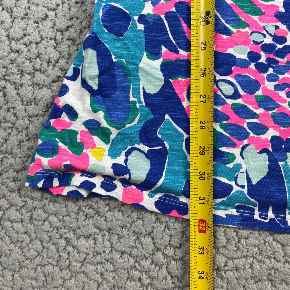 Lilly Pulitzer Christie Dress Womens Large Hit The Spot Long Sleeve ...