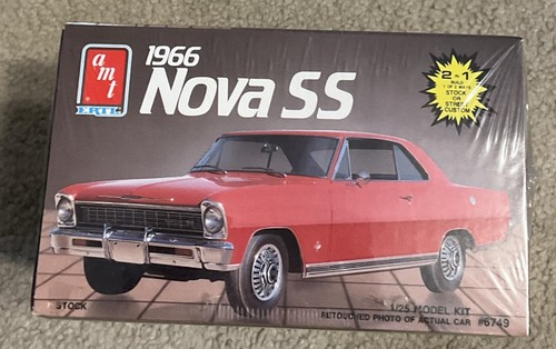 AMT Ertl 1966 Chevy Nova SS 1:25 Plastic Model Kit - New, Sealed | eBay