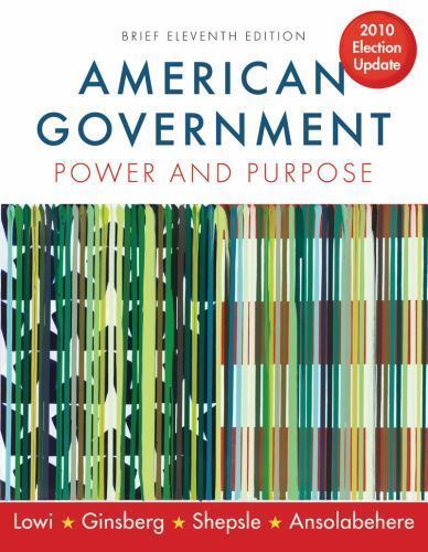 American Government : Power and Purpose by Stephen Ansolabehere ...