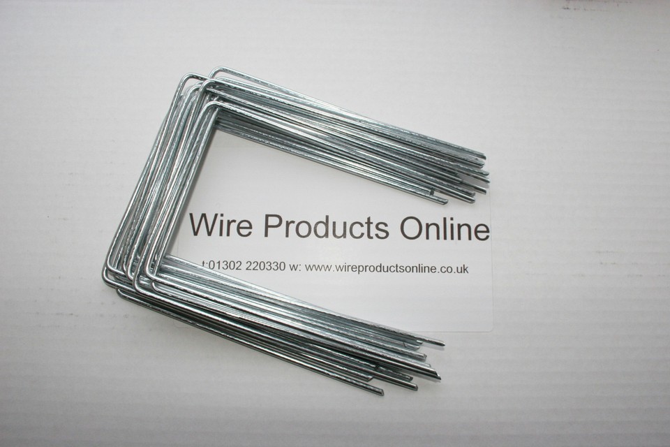 Garden Galvanized Metal Ground Staples Various Pack Sizes Available ...