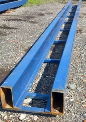 200mm x 100mm x 5mm Box Sections 7.5M long -USED- 2 BOX SECTIONS PER ...