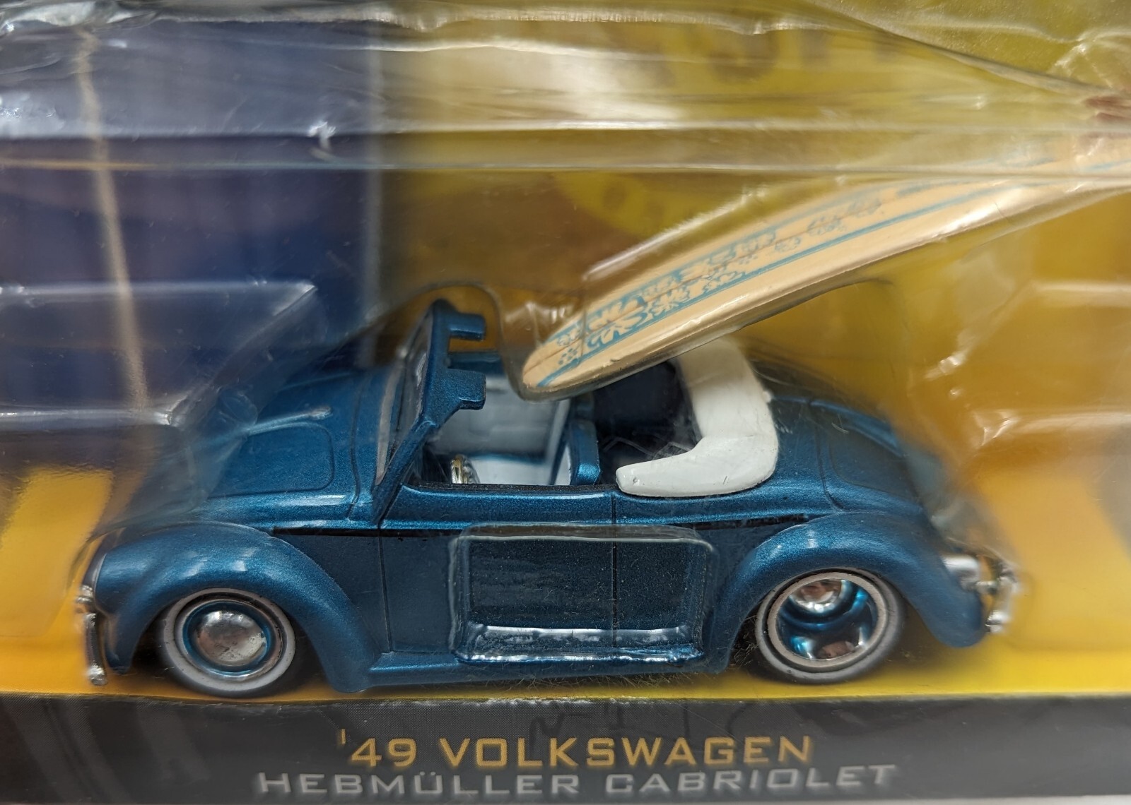 MOC 2006 Jada Toys V Dubs Diecast '49 Volkswagen Hebmuller Cabriolet ...