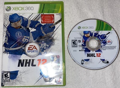 NHL 12 (Microsoft Xbox 360, 2011) Game Disc & Case - Tested 14633196429 ...