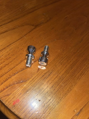 2 Samsung Refrigerator Handle Screw Fixer Genuine Bolt Silver Rfg ...