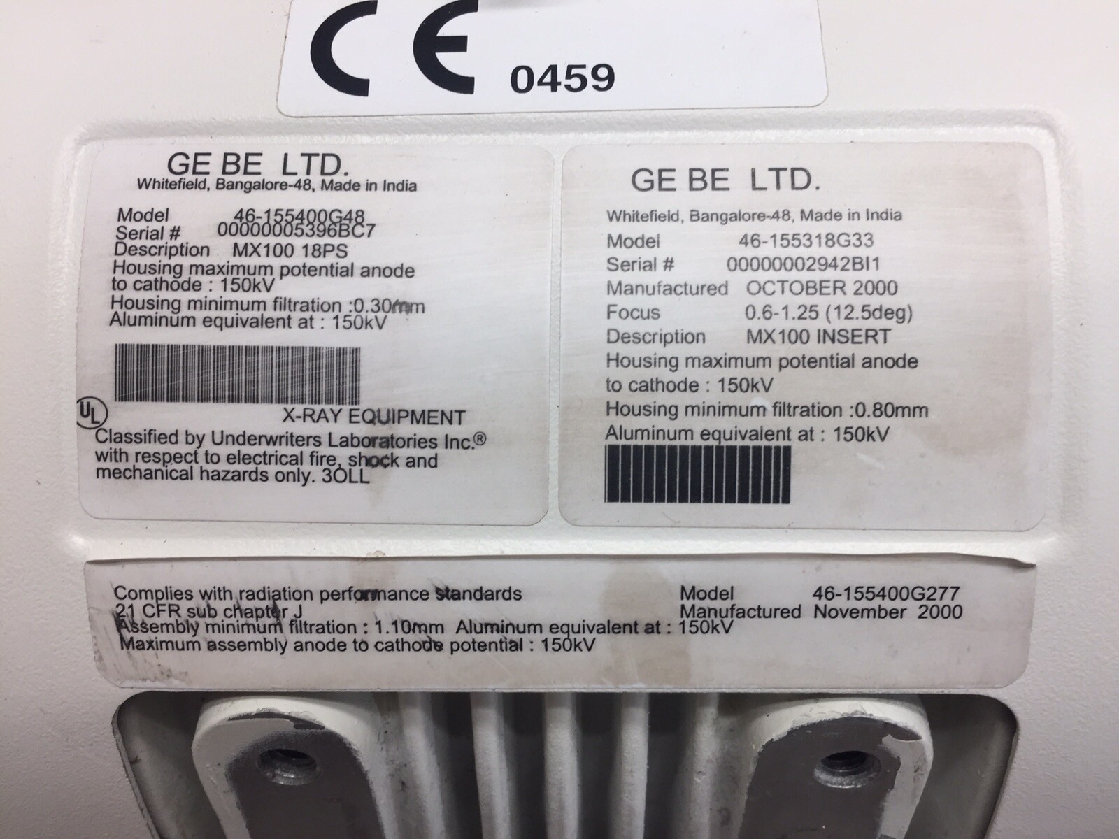 GE ADVANTX Legacy X-ray Tube 46-155400g843 for sale online | eBay