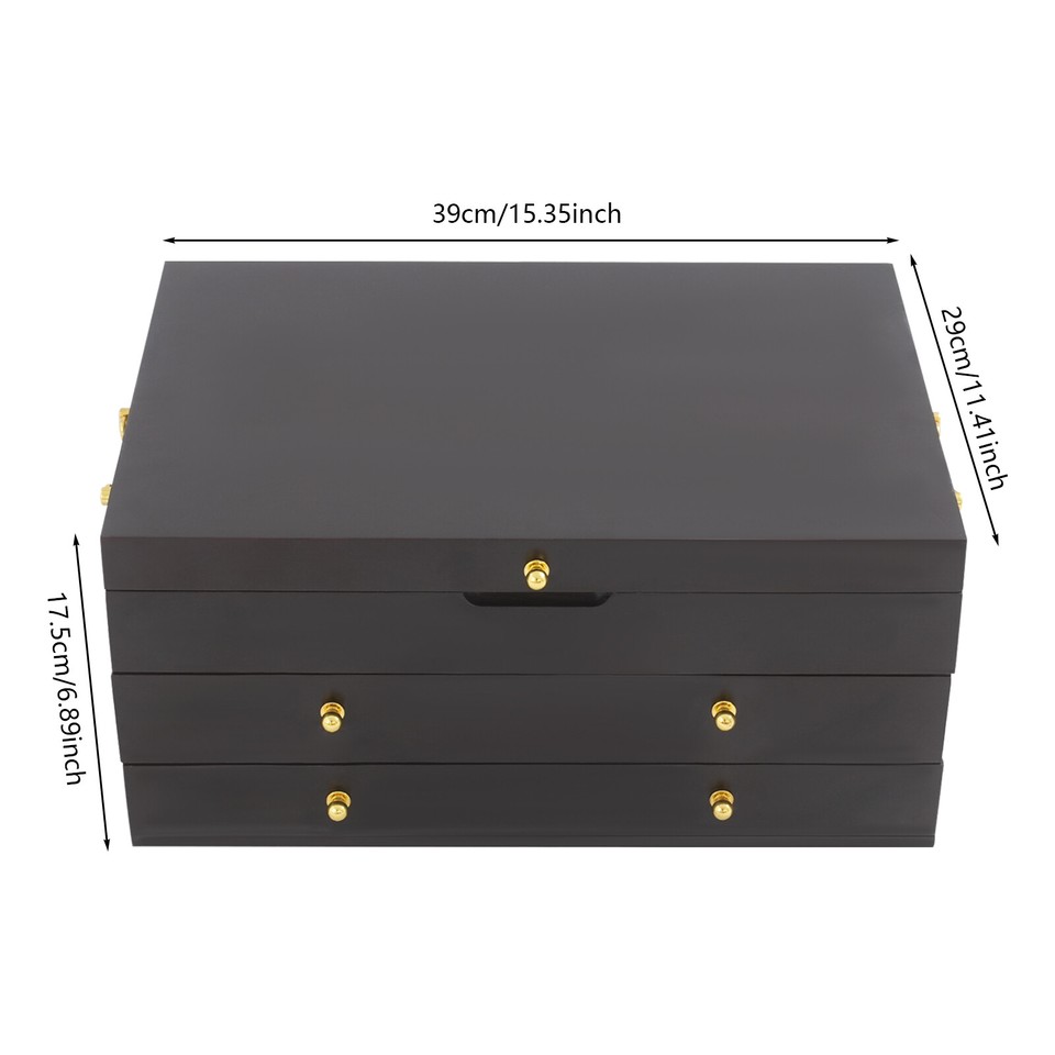 Wooden Silverware Chest, Silverware Storage Box, Silverware Case with ...
