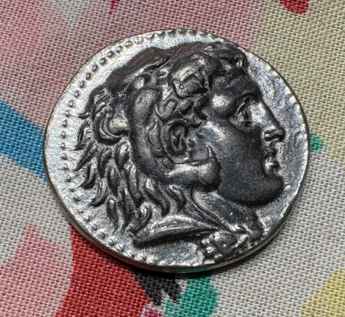 Alexander the Great Tetradrachm Greek REPLICA REPRODUCTION COIN 1 inch ...