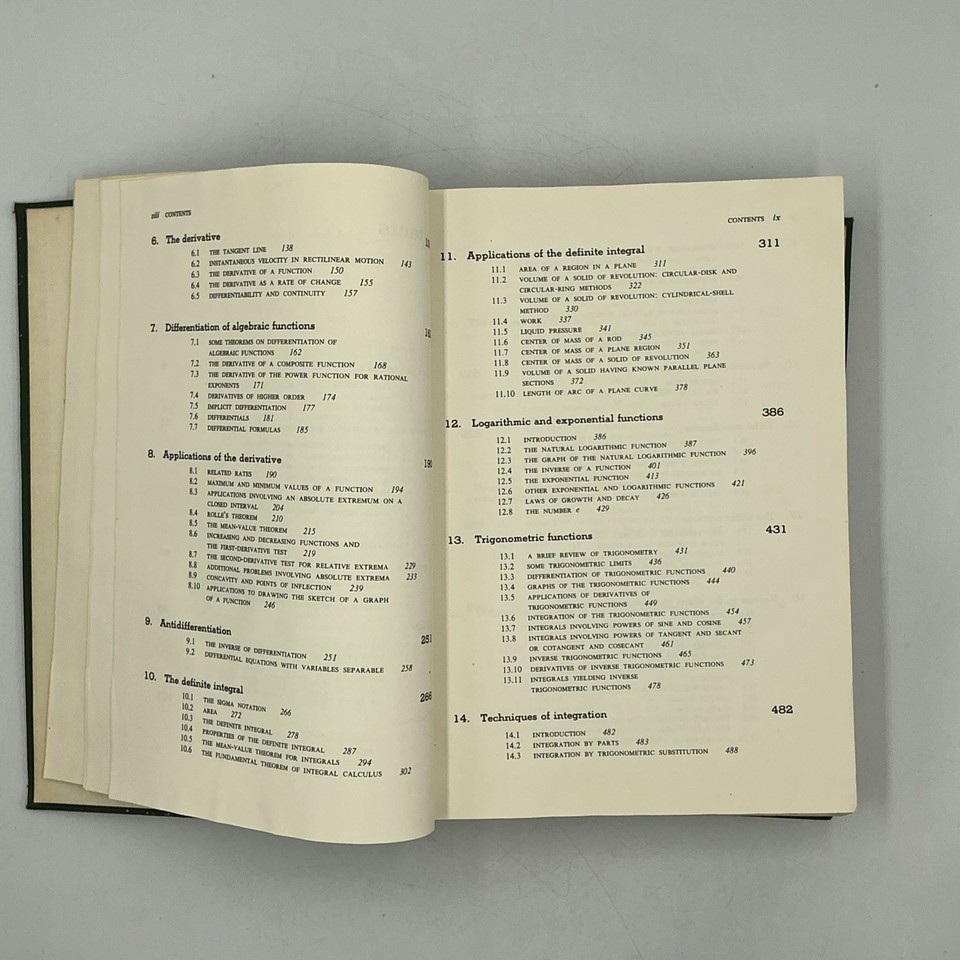 The Calculus with Analytic Geometry, Louis Leithold, 1st Edition 1968 ...