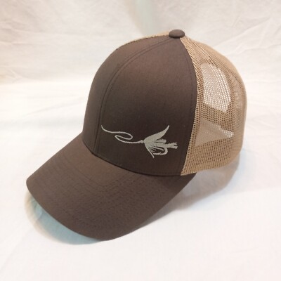 Fly Fishing Lure Hat Fish Baseball Cap Sportsman Embroidered Snapback ...