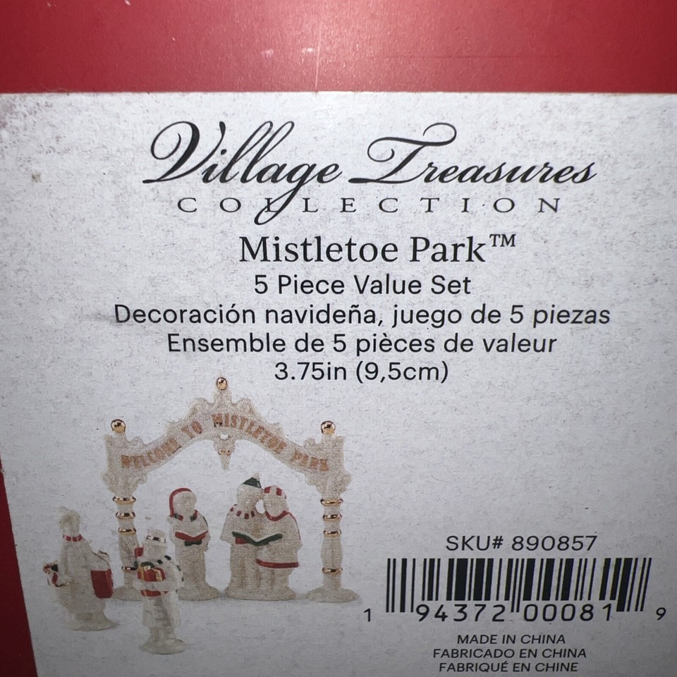 Lenox Mistletoe Park Village Treasures Collection - You Pick cb1 | eBay