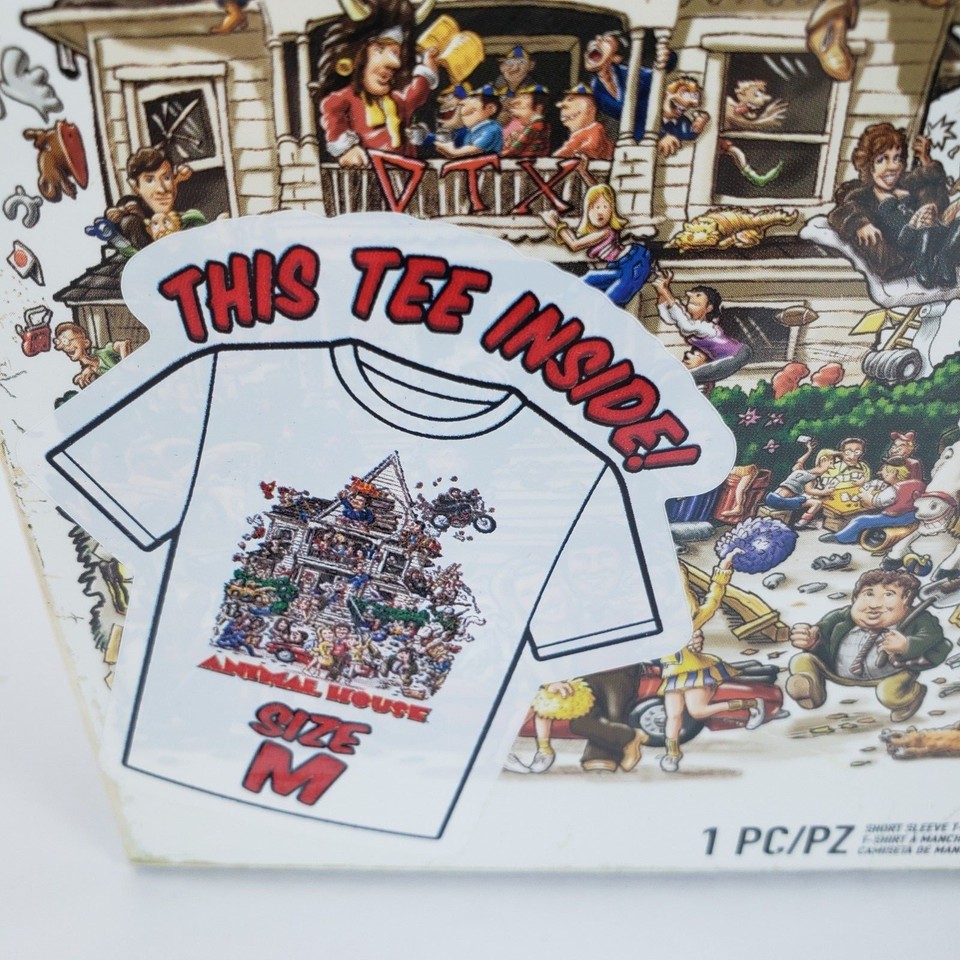 Animal House T-Shirt White S M L Tee Shirt ONLY Funko Home Video VHS ...