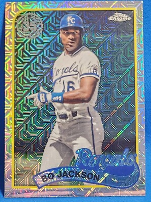 BO JACKSON 2024 TOPPS SERIES SILVER PACK T89C-52 MOJO REFRACTOR | eBay