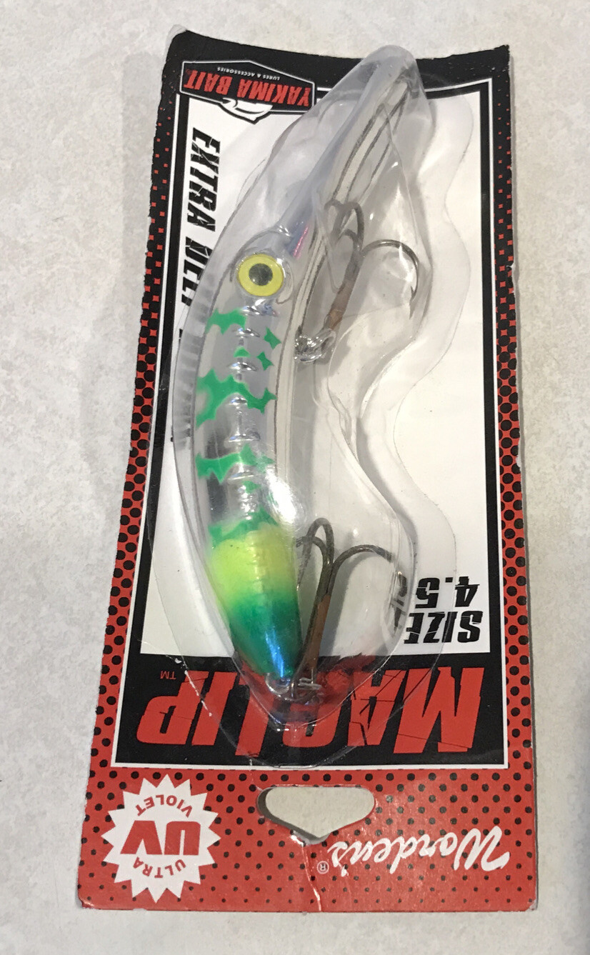 MAG LIP 4.5 UV Yakima Bait Co. GRINCH Fishing Plug Lure Salmon ...