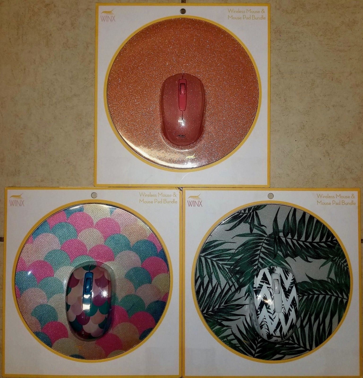 New Winx Fashionable Wireless Mouse & Mouse Pad Bundle | eBay