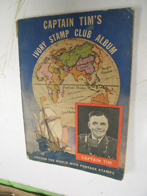 Vintage 1936 Captain Tim’s Ivory Stamp Club Album Worldwide | eBay