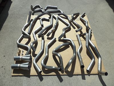 304 STAINLESS EXHAUST HEADER KIT UNCLUDES COLLECTORS, SPIKES & O2 ...