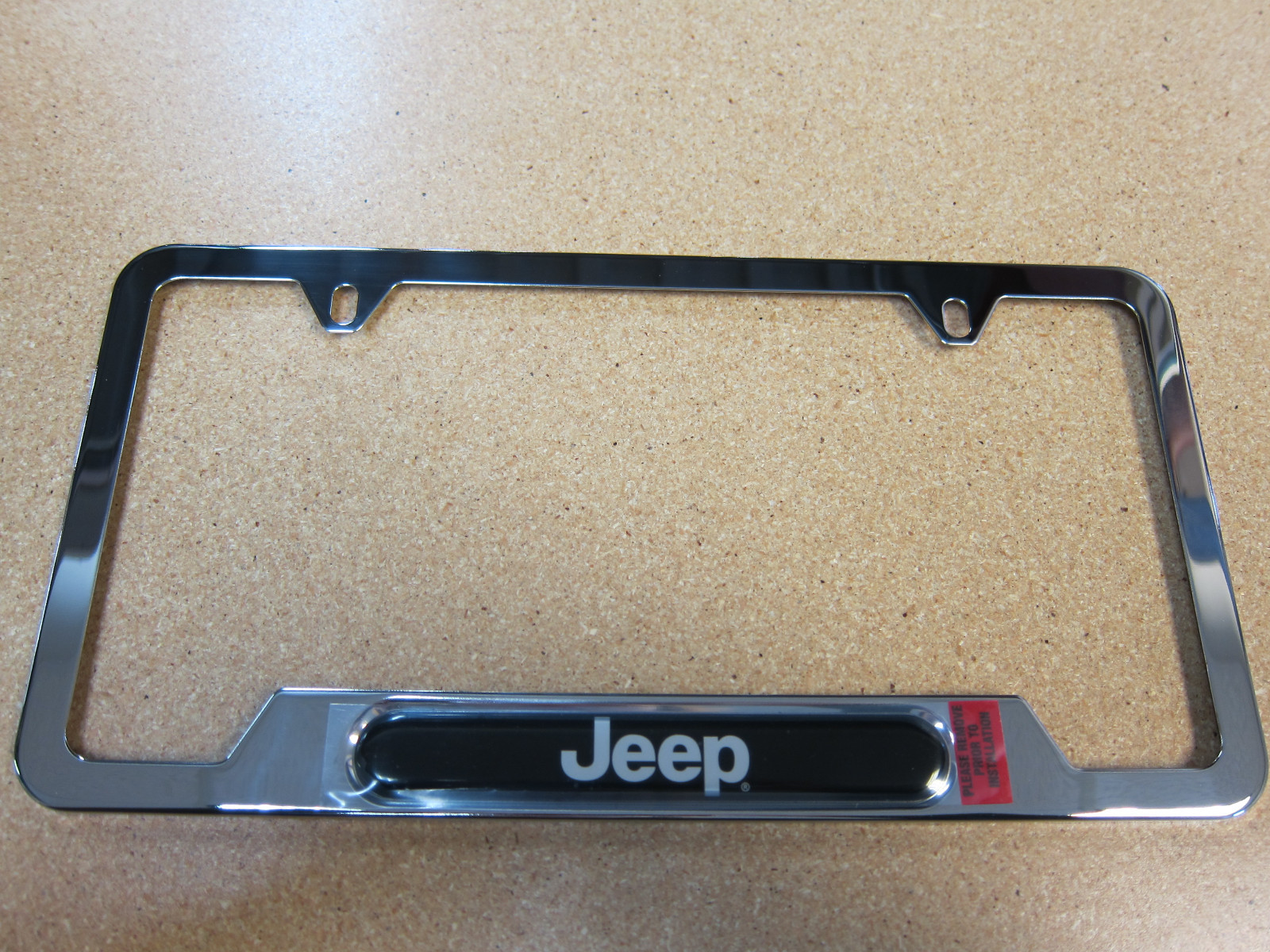 82213251AB+Mopar+Chrome+Jeep+License+Plate+Frame for sale online | eBay