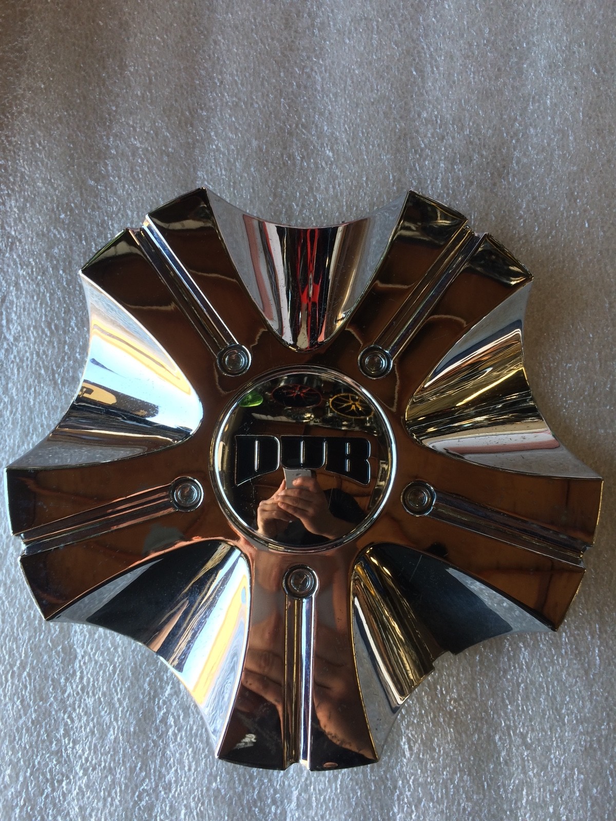 DUB ESINEM Chrome Wheel RIM Replacement Center Cap Cover PART# 8080-35 ...