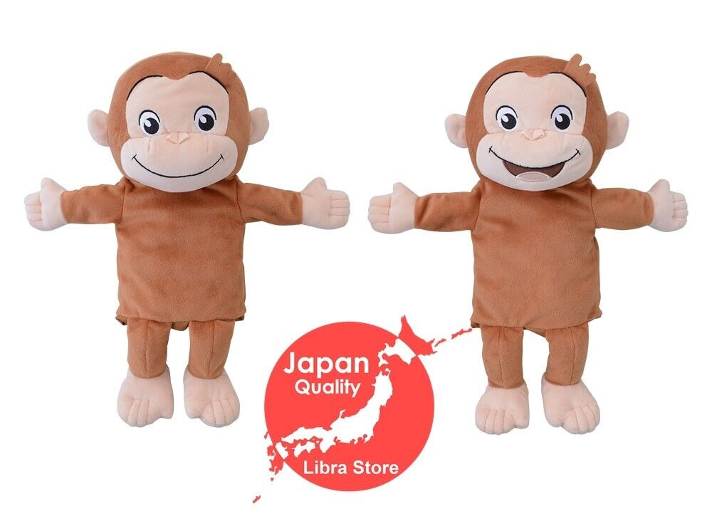 RARE Curious George Hand Puppet Set of 2 types EXPRESS from JAPAN 2024 ...