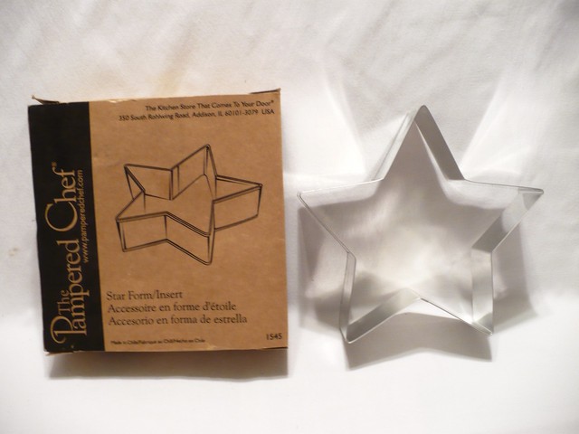 Star Form Insert The Pampered Chef 1545 Silver 5 Point Baking ...