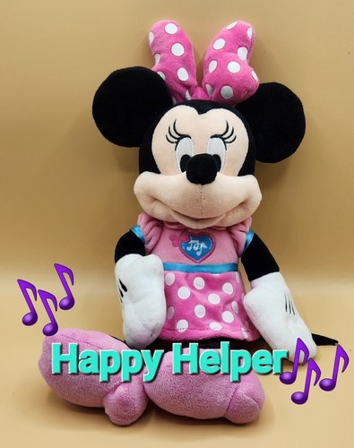 Happy Helper Minnie Mouse Plush, Sings Disney Junior Theme Song SEE ...