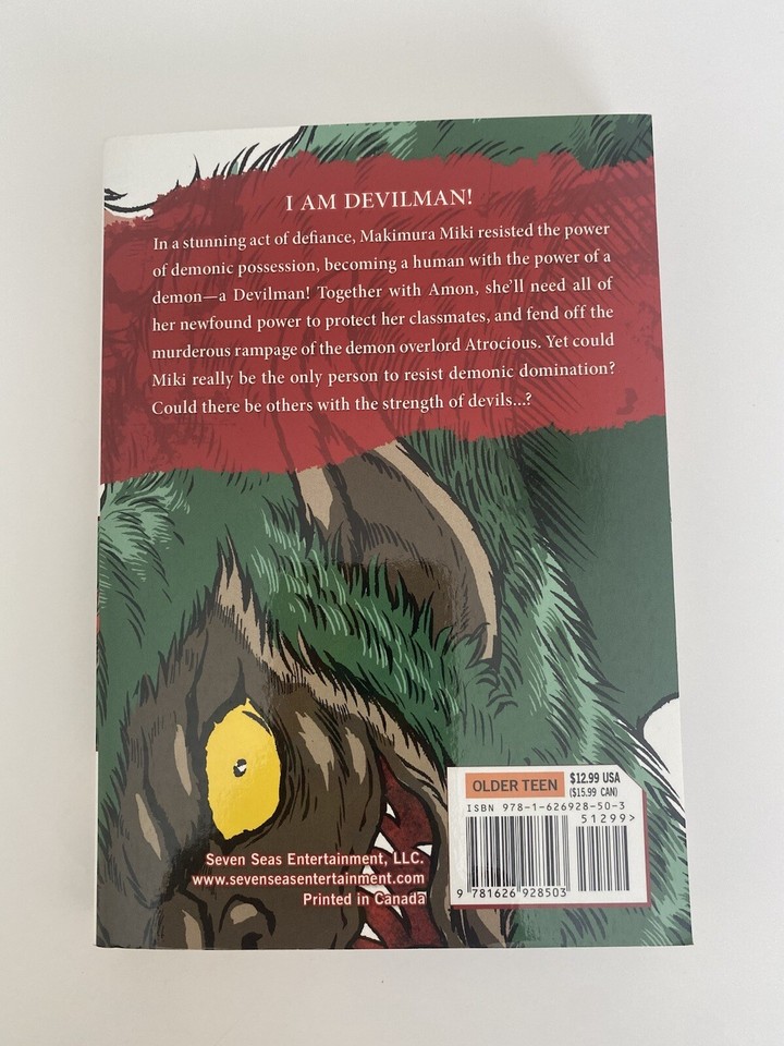 Manga Devilman Grimoire Vol 4 - Paperback By Go Nagai English Version ...