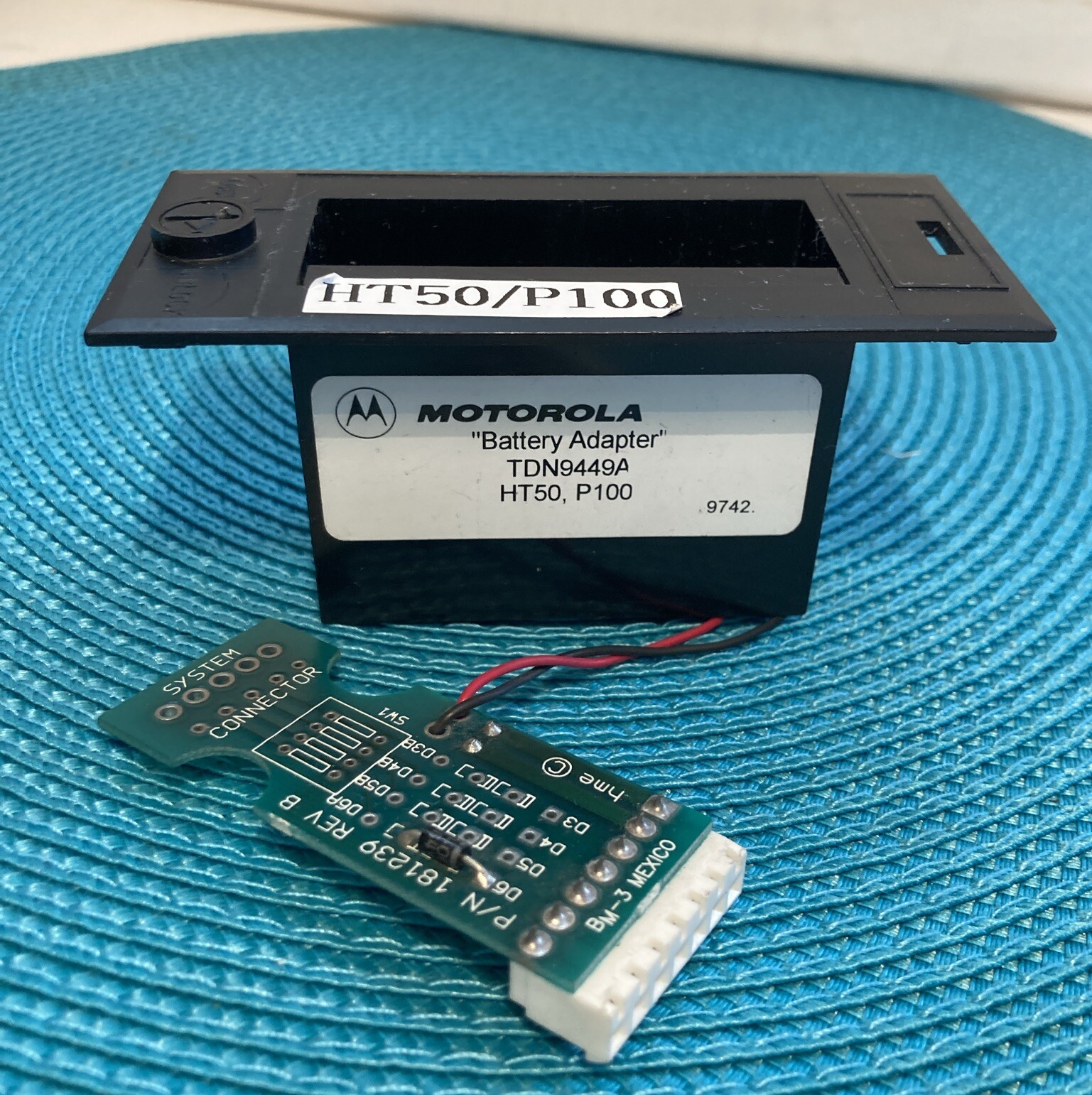 Motorola TDN9449A BMS ADAPTER For HT50, P100 Radios | eBay