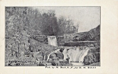 A View Of Buttermilk Falls, Bound Brook, New Jersey NJ 1907 | eBay