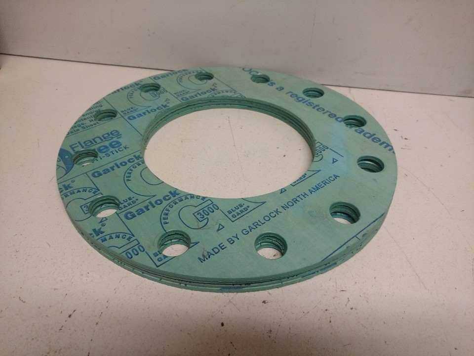 *NEW LOT OF 4* Garlock 6-5/8" PIPE FLANGE GASKET 12 Bolt Holes S38 | eBay
