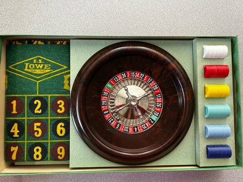 Vintage E. S. Lowe Roulette Set Gaming 1941 Complete | eBay