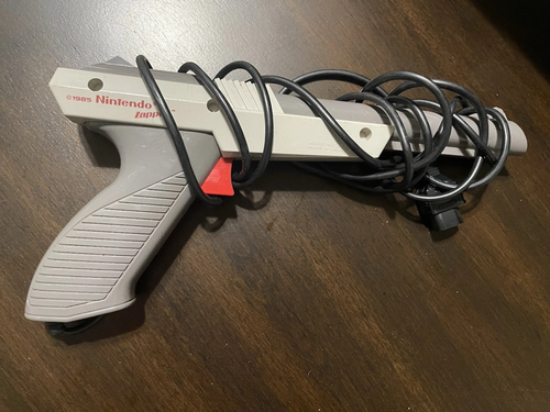 Official Grey Gray Nintendo NES-005 Zapper Light Gun Controller | eBay