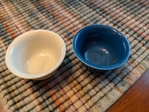 Fiestaware New w Tag Lapis & Linen Bouillon Bowls HLC Fiesta Retired ...