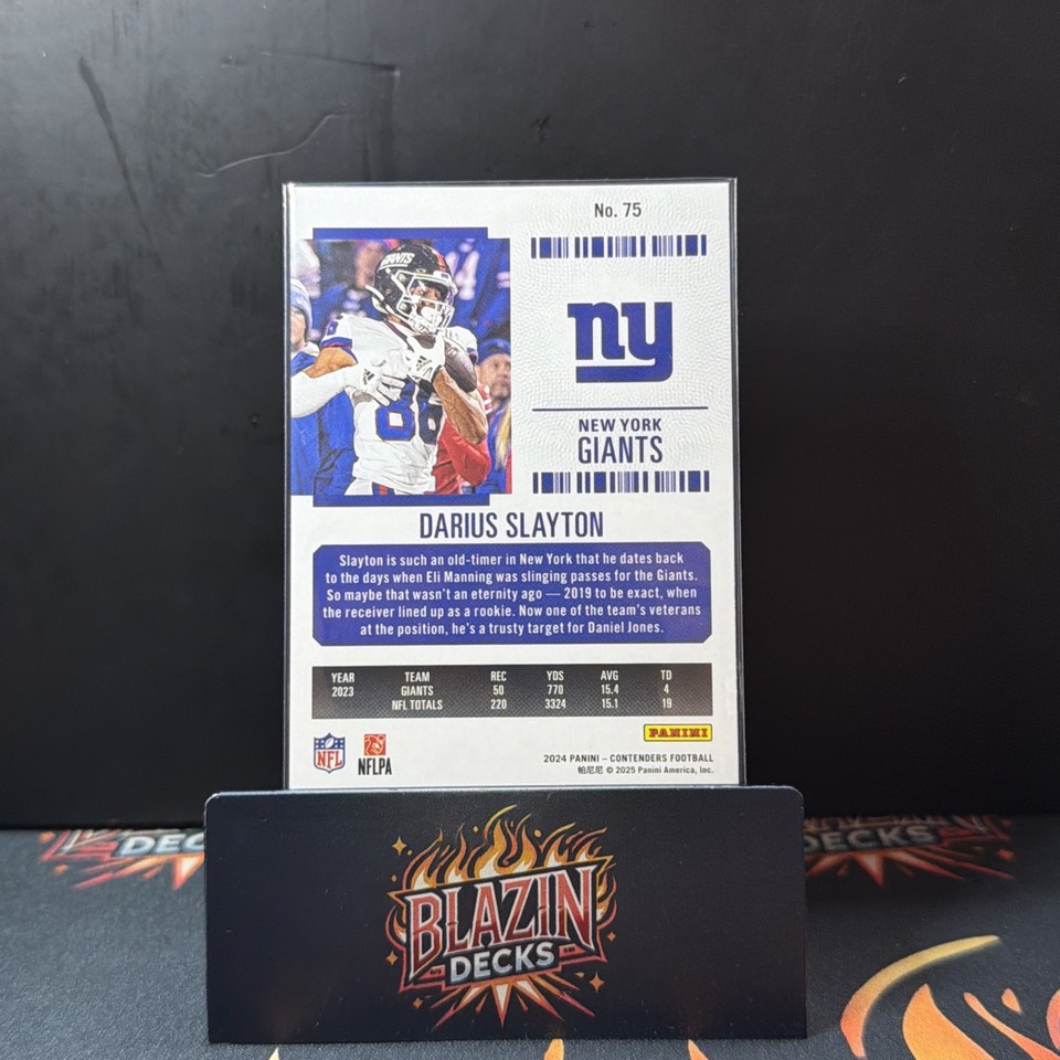 2024 Panini Contenders Darius Slayton Mojo #75 FOTL | eBay