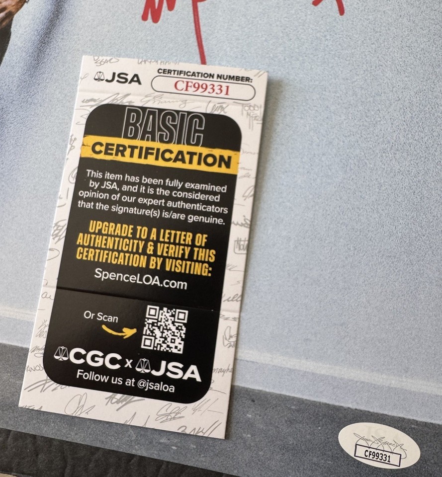 Machine Gun Kelly MGK Signed Vinyl Insert Autograph Lost Americana JSA ...