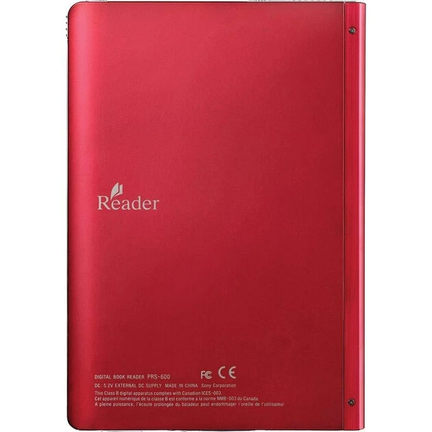 NEW! Sony 6" Digital eBook Reader PRS-600 eReader E-reader PRS600 Red ...