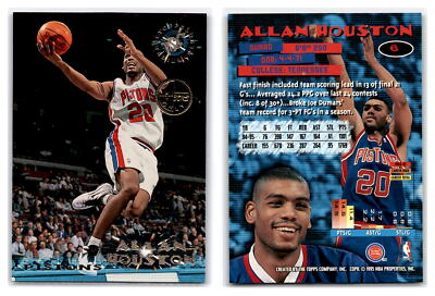 1995-96 Stadium Club Members Only #6 Allan Houston - Detroit Pistons | eBay