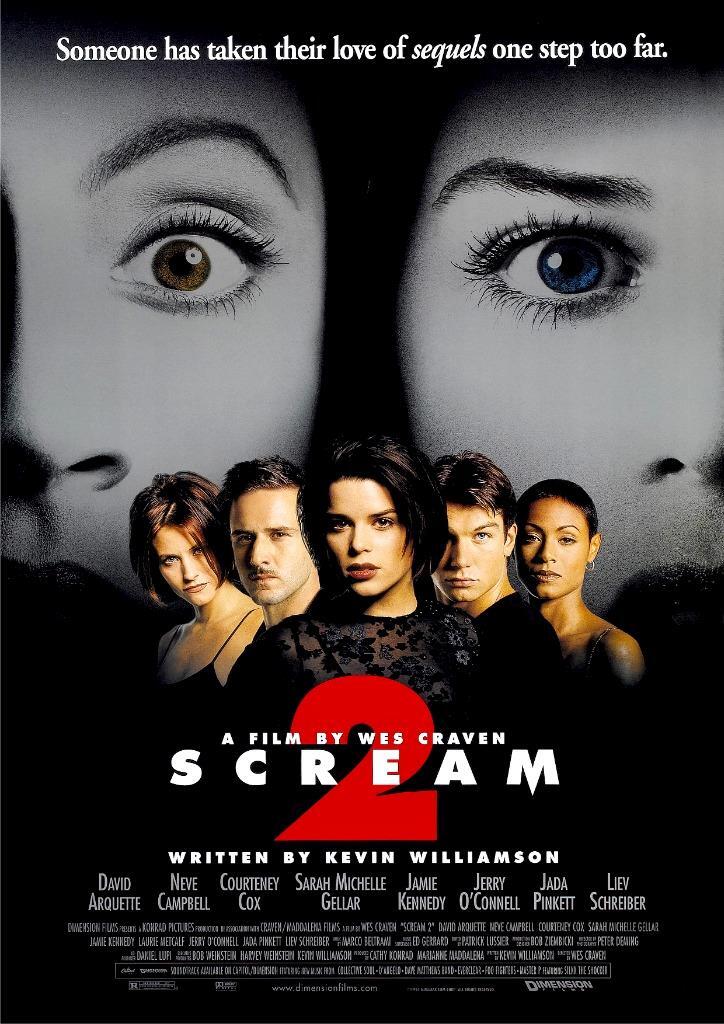 Scream 2 1997 Movie Poster A5 A4 A3 A2 A1 | eBay UK