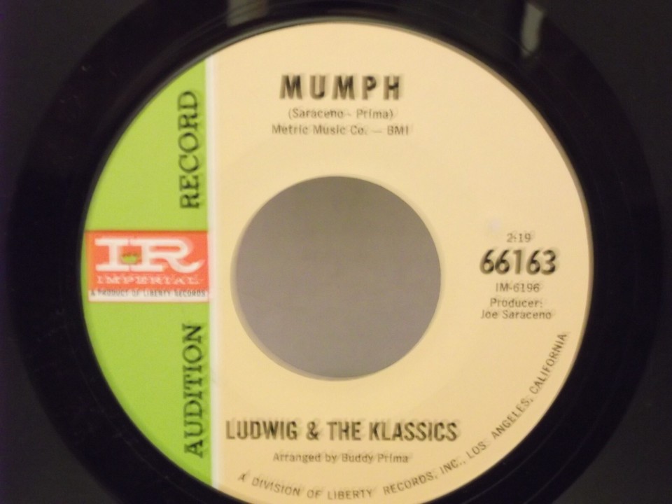 Ludwig & the Klassics,Imperial 66163,"Mumph",US,7" 45,Audition ...