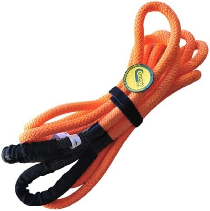 Kinetic Rope, Snatch Rope, 4WD Recovery 30% Stretch George 4X4 Nylon ...