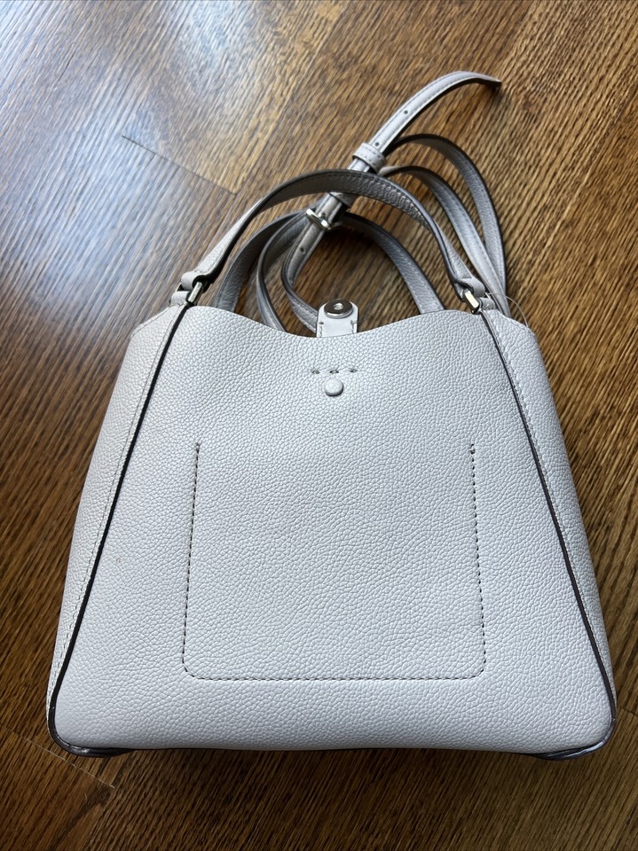 Kate Spade Talia Small Triple Compartment Satchel Soft Taupe MSRP $359 ...