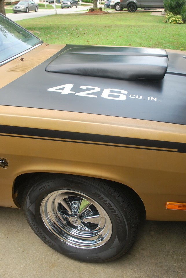 Engine Size Callout Decals Sticker VICTORY Style Hood Fender Muscle Car ...