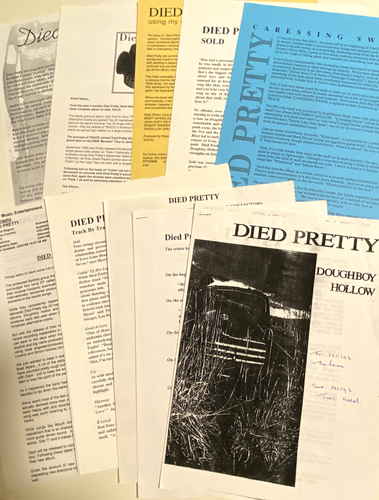 DIED PRETTY : press kit | eBay Australia
