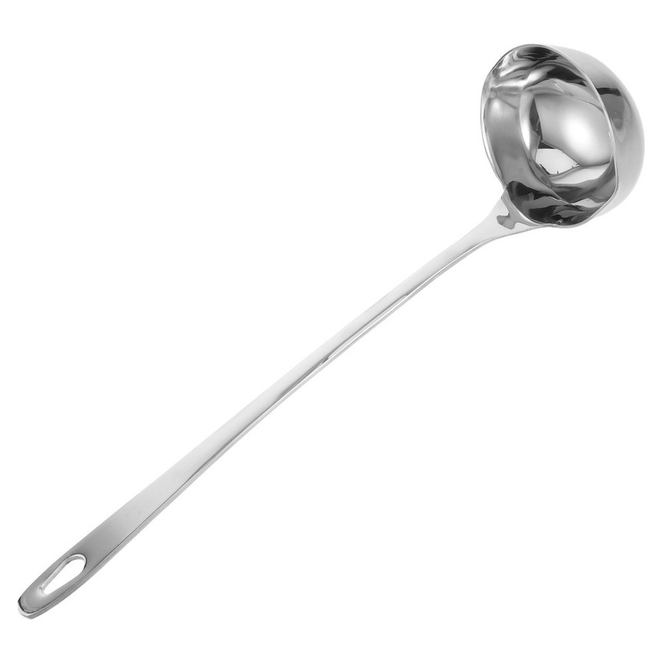 2 Pack Large Stainless Steel Spoon Ladel Soup Ladle Serving Ladles | eBay
