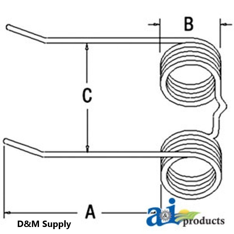 10 pack Square Baler teeth tine to fit Ford 542 540 532 530 520 509 506 ...